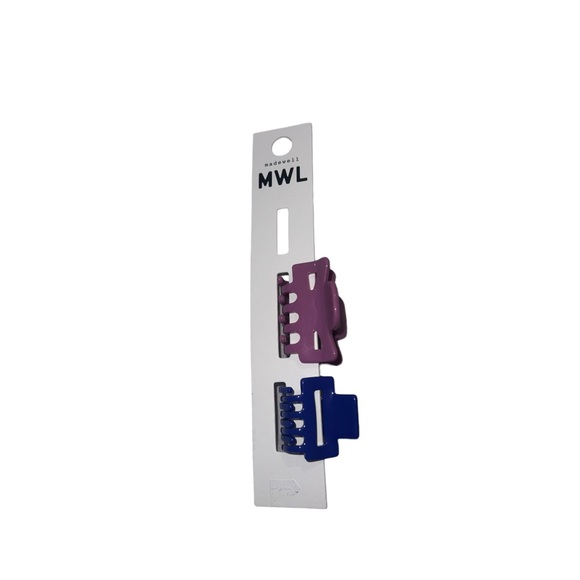 Madewell | Accessories | Nwt Madewell Threepack Mwl Resourced Mini Claw ...